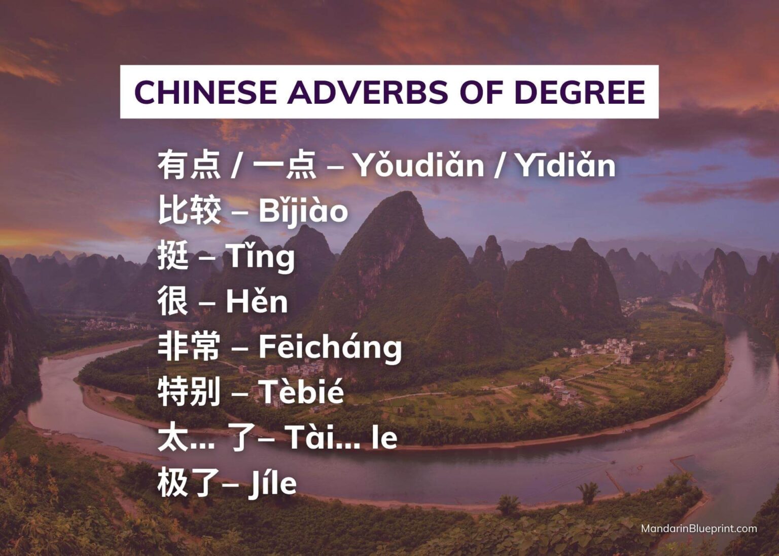 Chinese Adverbs - Mandarin Blueprint